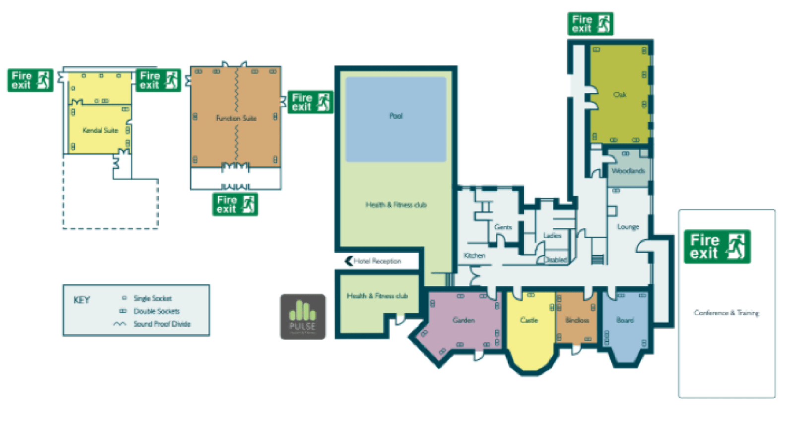 ROOM DESCRIPTIONS & SIZES – Castle Green Hotel